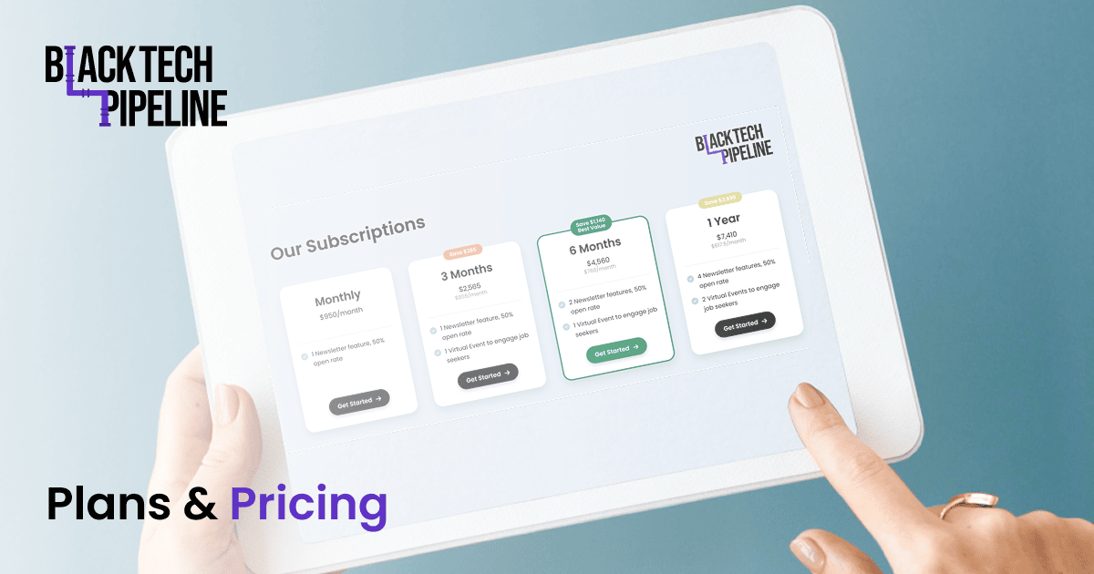 Pricing | Black Tech Pipeline
